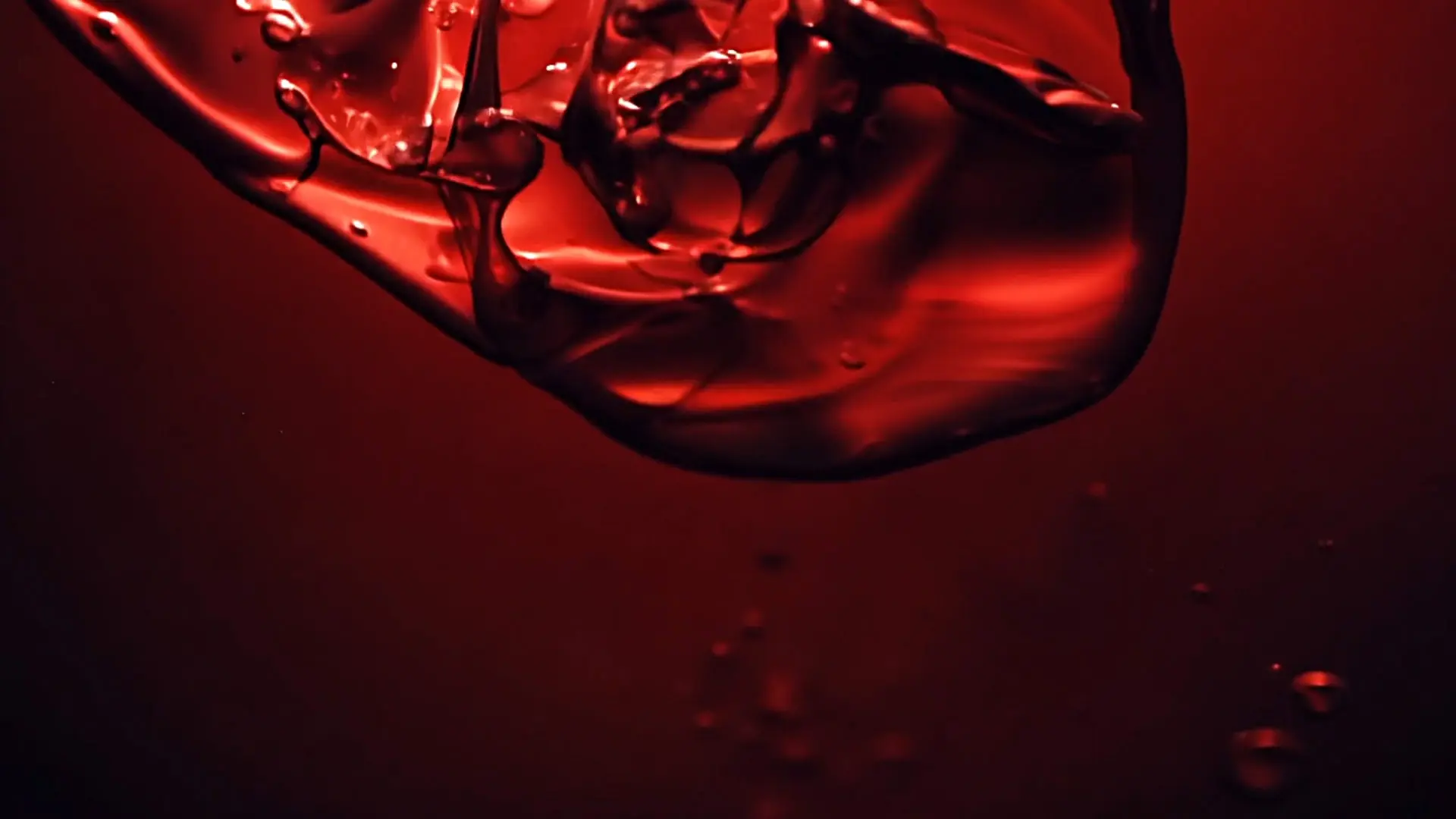 Dynamic Fiery Red Liquid Splash Background For Intense Videos | Videos